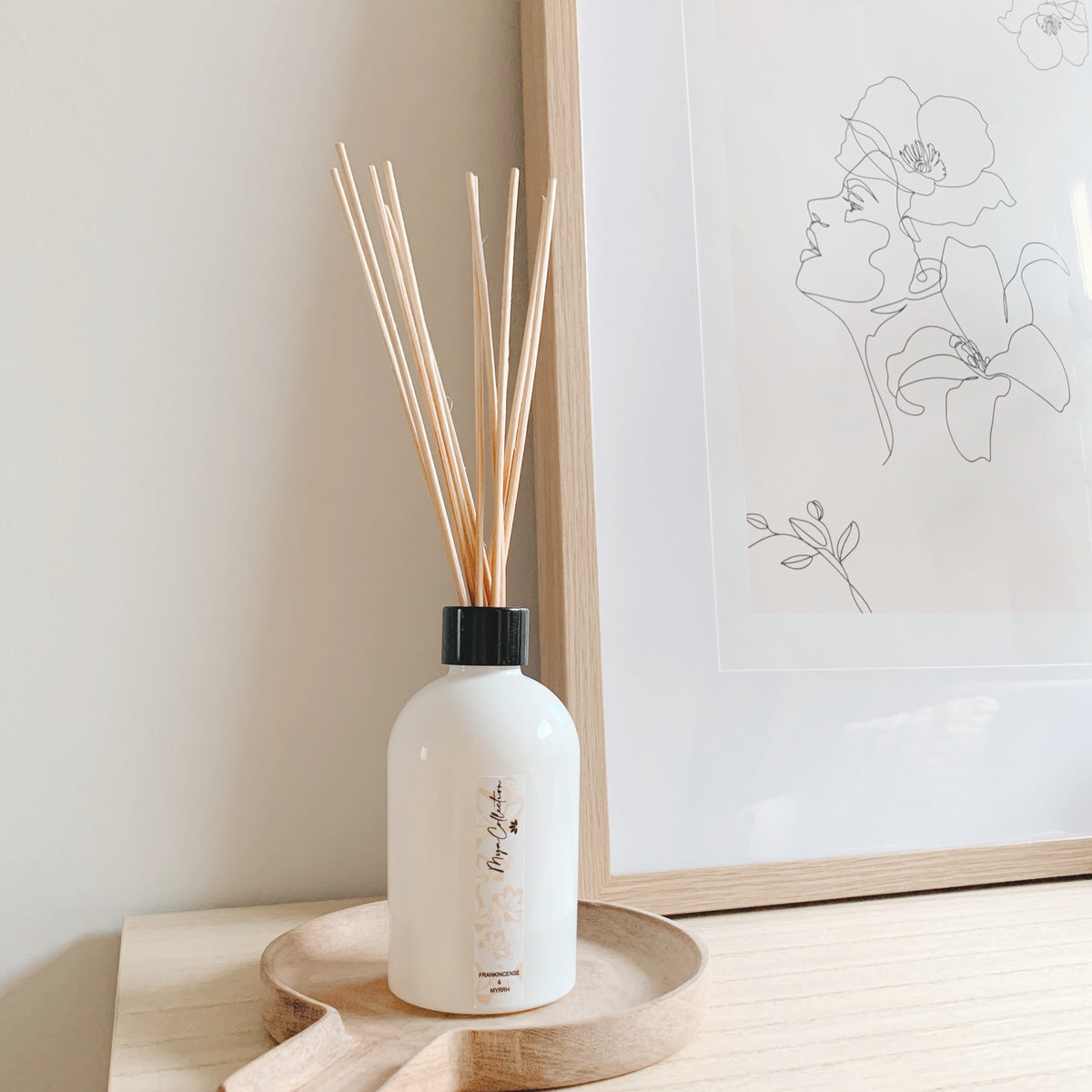 White Reed Diffuser 200ml – Mya Candle Collection